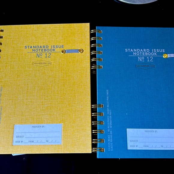Standard Issue | Office | Standard Issue 2 Notebooks Blue Yellow Set ...